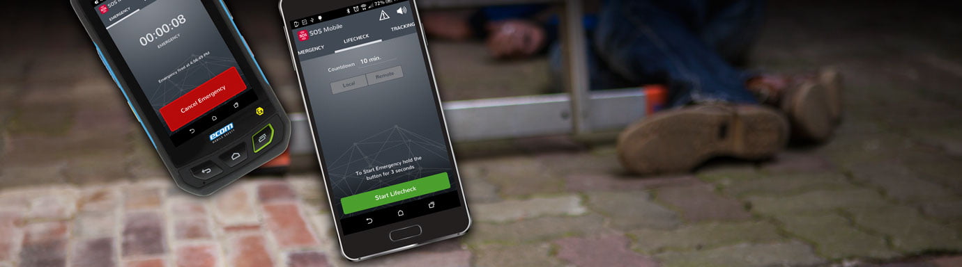 Sistemi allerting uomo a terra - Swissphone SOS Mobile App | SYNTEC